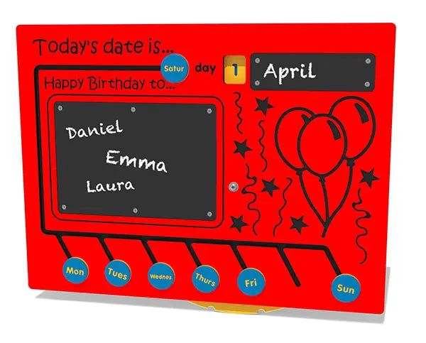 Today's Date Slider Play Panel – Venture Play UK