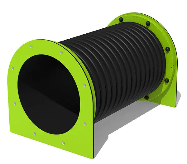 Basic Ribbed Crawl Through Play Tunnel 2000mm – Venture Play UK