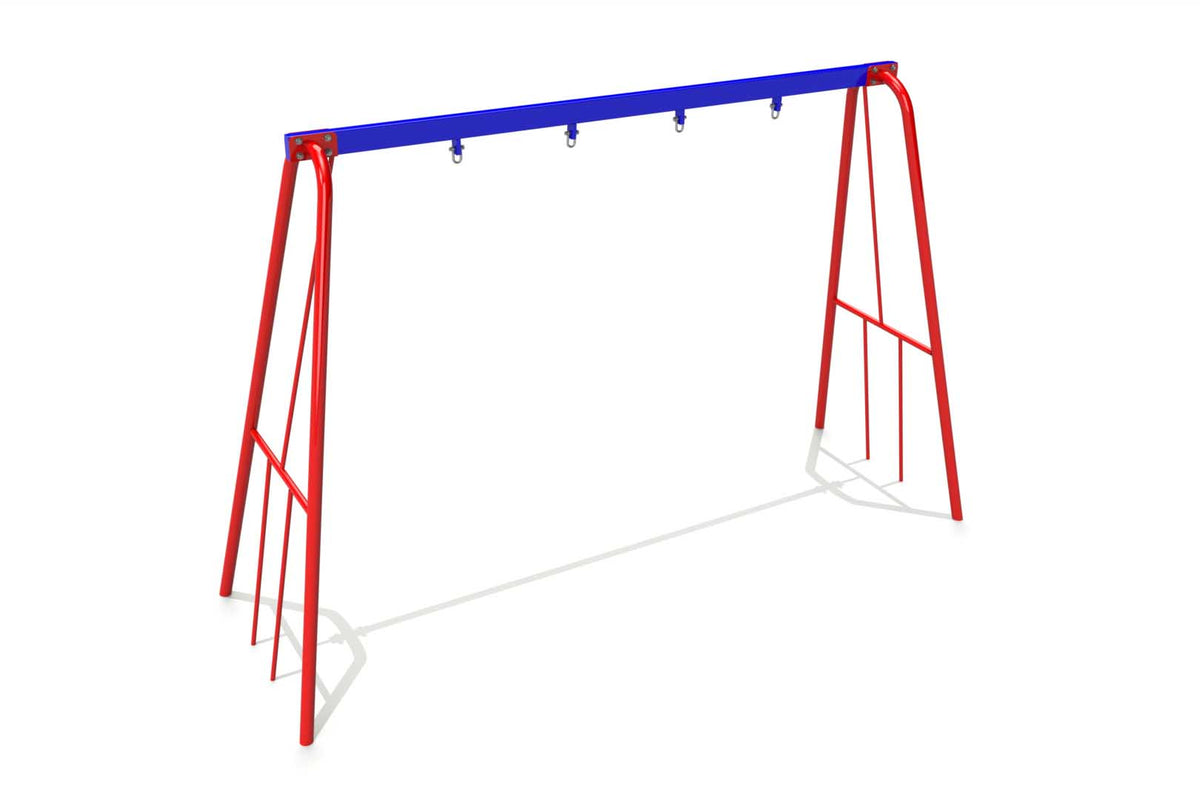 Steel Double Swing Frame Only (2.4m) – Venture Play UK
