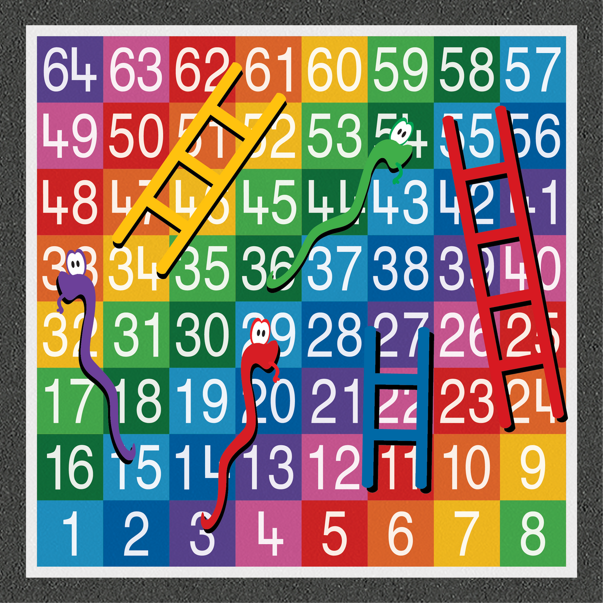 Snakes and Ladders 1-64 – Venture Play UK