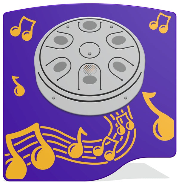 PlayTronic Tongue Drum Musical Play Panel – Venture Play UK