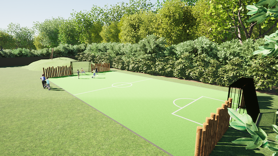 Panna field Yucca (10x20m) - playing naturally – Venture Play UK